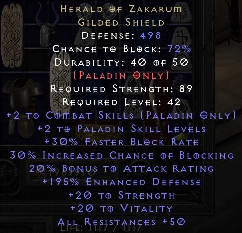 Herald Of Zakarum - Diablo 2 Resurrected Itens - Blizzard - DFG