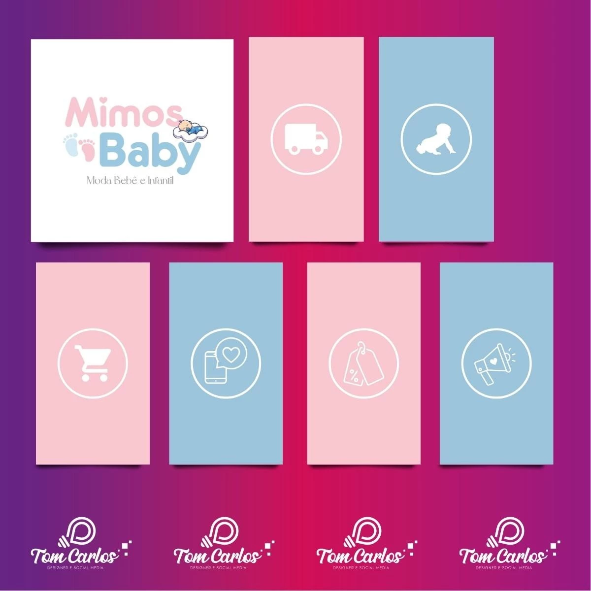 Criação De Logomarca E Destaques Personalizados - Others - DFG