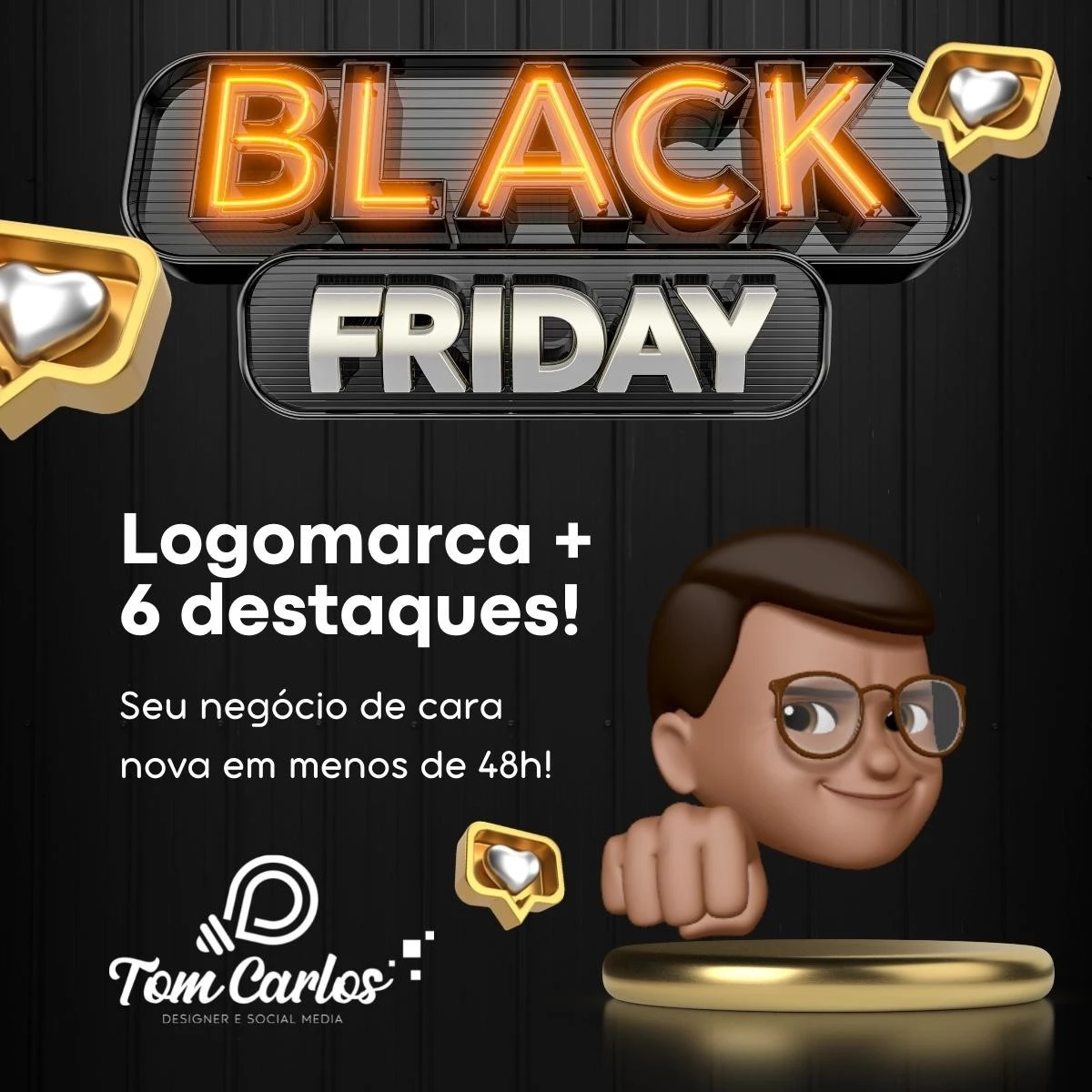 Criação De Logomarca E Destaques Personalizados - Others - DFG