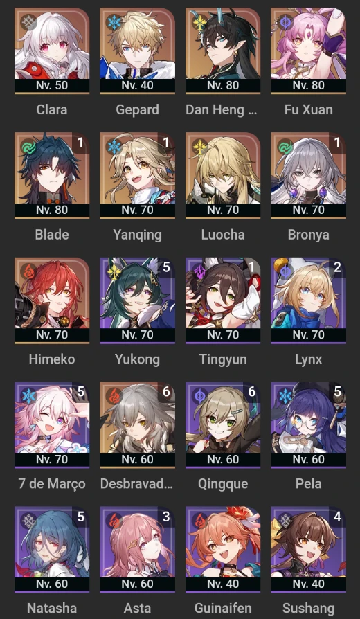 Honkai Star Rail Bladee1+Fuxuan+Luocha+Dan Heng Il+Bronyae1 - Genshin ...