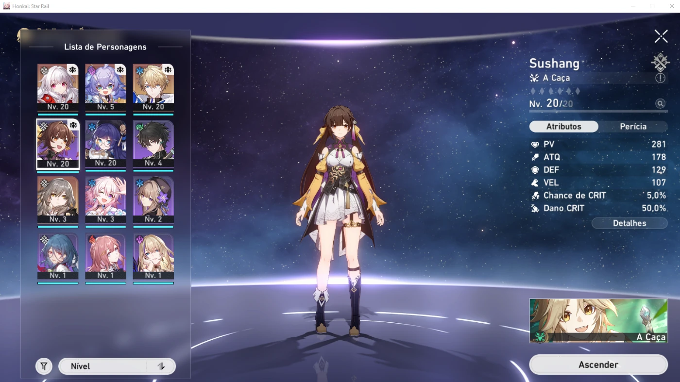 Honkai Star Rail, Lvl 12, Gepard, Bailu E Clara - Outros - DFG