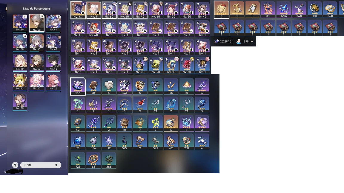 Conta Honkai Star Rail Seele + Cone + Bronya - Genshin Impact - DFG