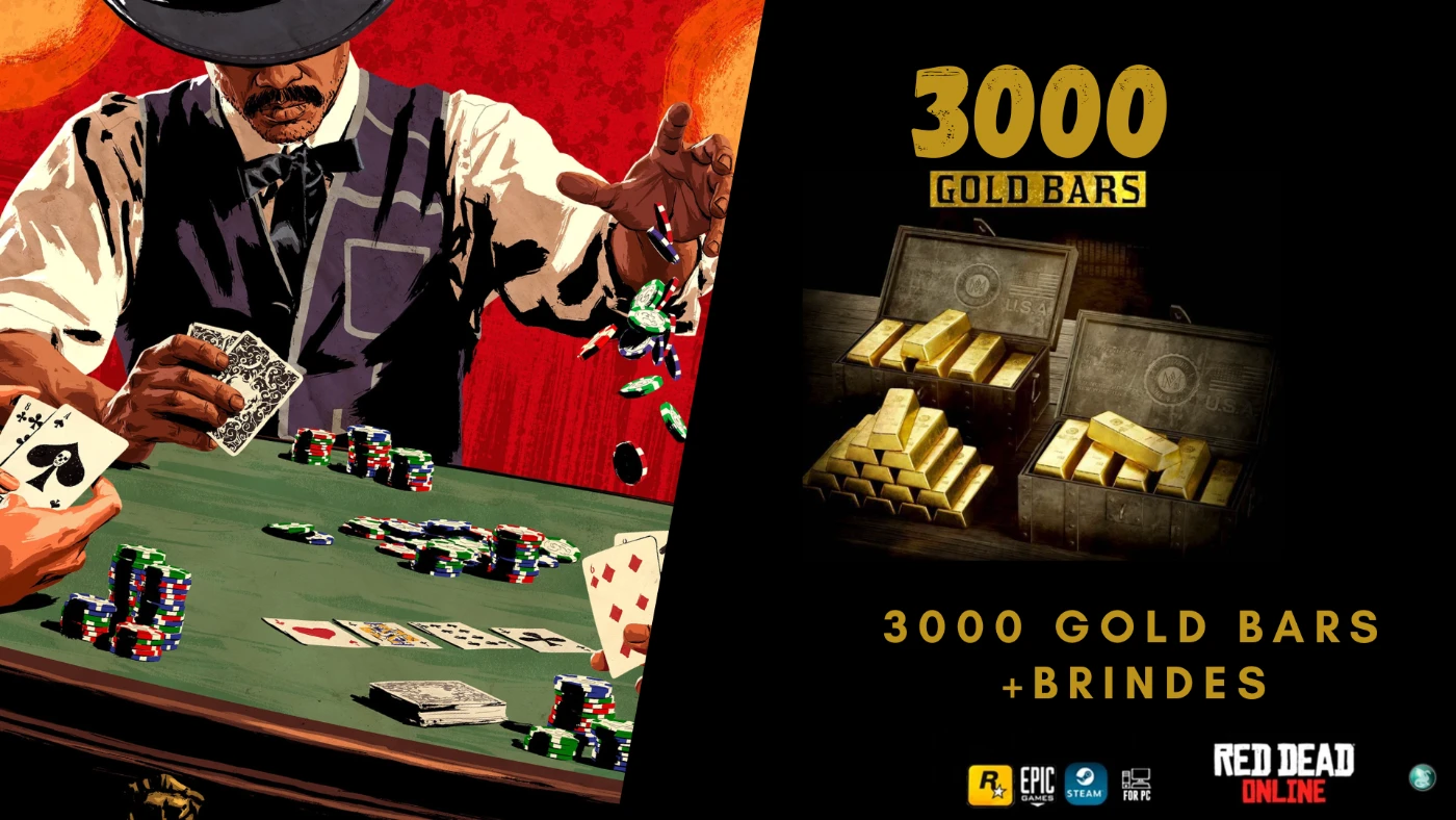 3000 Gold Bar Para Red Dead Redemption Online Pc - Red Dead Online - DFG