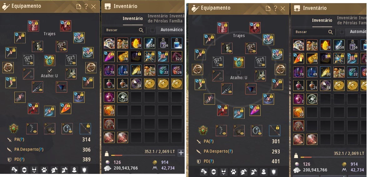 Bdo Sa - Wizz/Warrior - 700Gs + Nivel Ls - Completa D+ - Black Desert - DFG