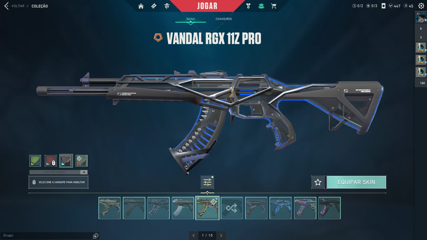 Level 332 - 166 Skins - Valorant 51 Skins - Faca - Vandal - League Of ...