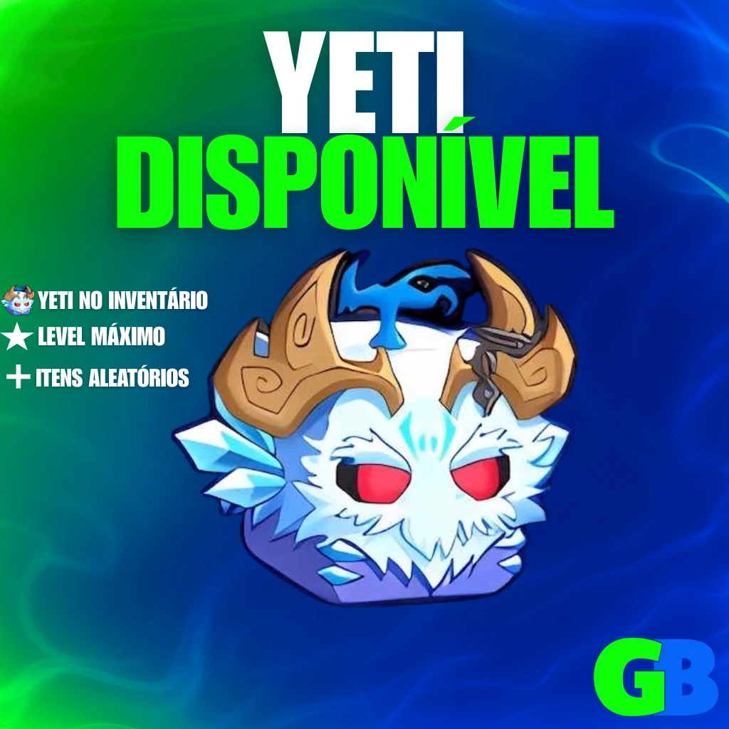 流 Yeti No Inventário + God Human + Level Máx - Roblox - DFG