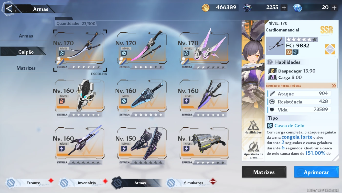 Conta Tower Of Fantasy, 13 Ssr + 3 Ssr Full Constelação - DFG