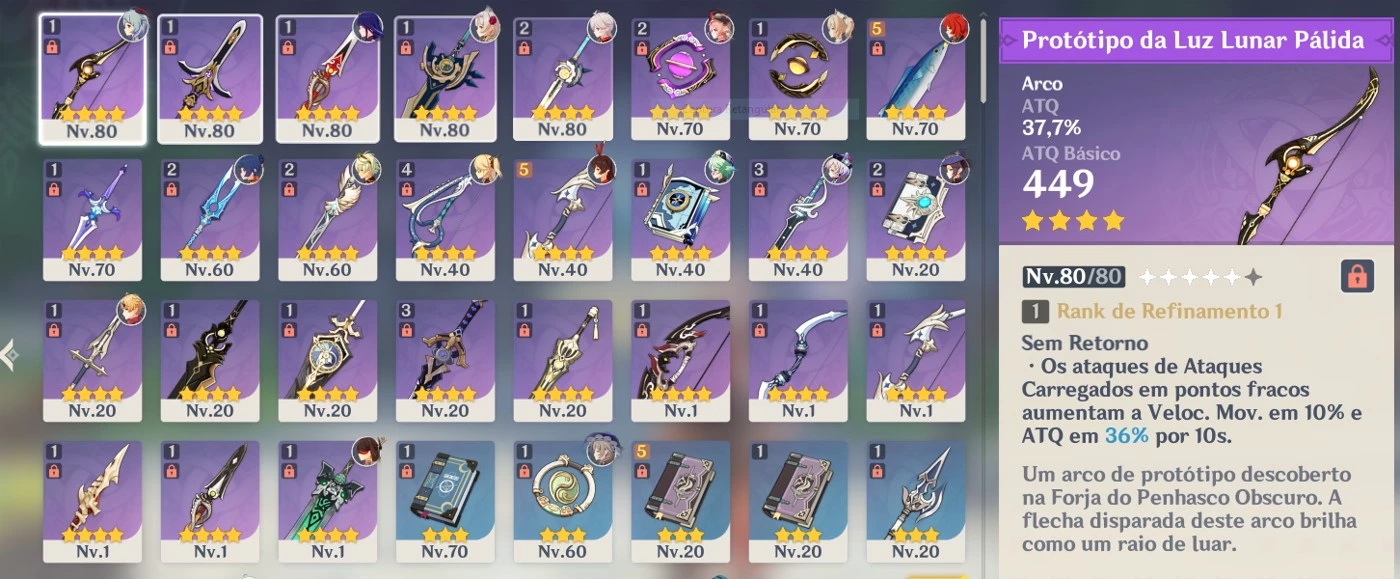 Kazuha - Raiden - Ganyu -Ar 55 - Genshin Impact - DFG