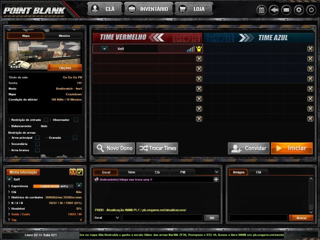 Conta Major 1 Point Blank Pb - DFG