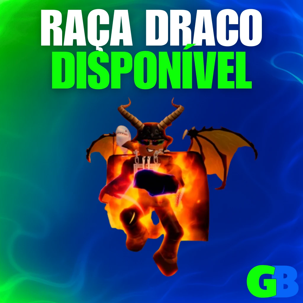 Raça V4 Draco Full + God Human + Level Máximo - Roblox - DFG