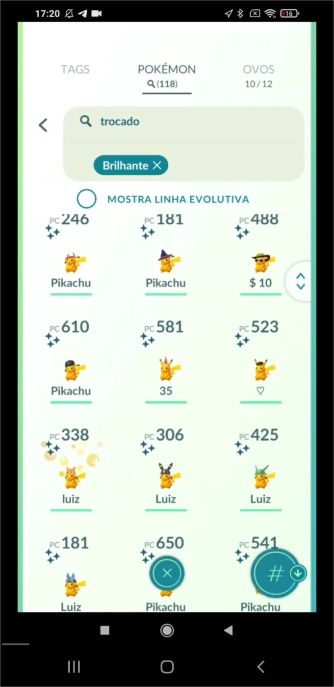 Conta Pokemo Go Level 50 - Pokemon Go - DFG