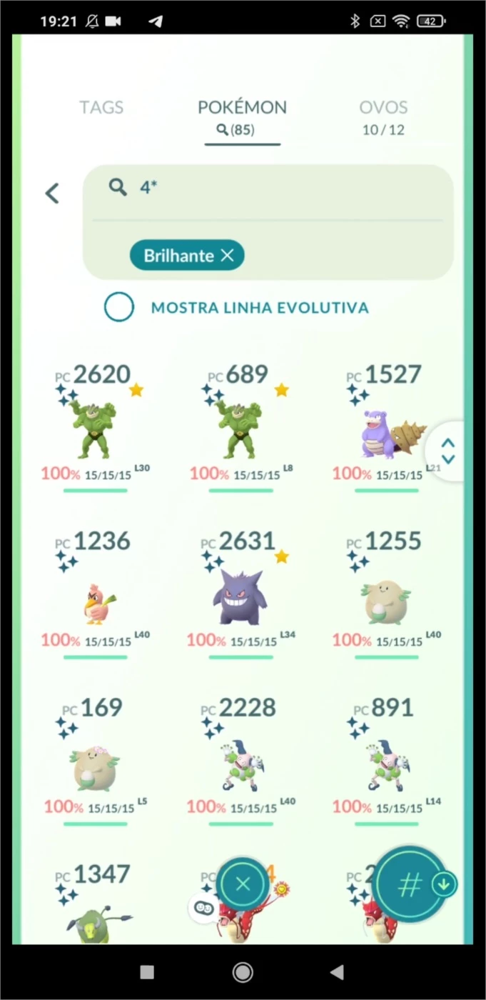 Conta Pokemo Go Level 50 - Pokemon Go - DFG