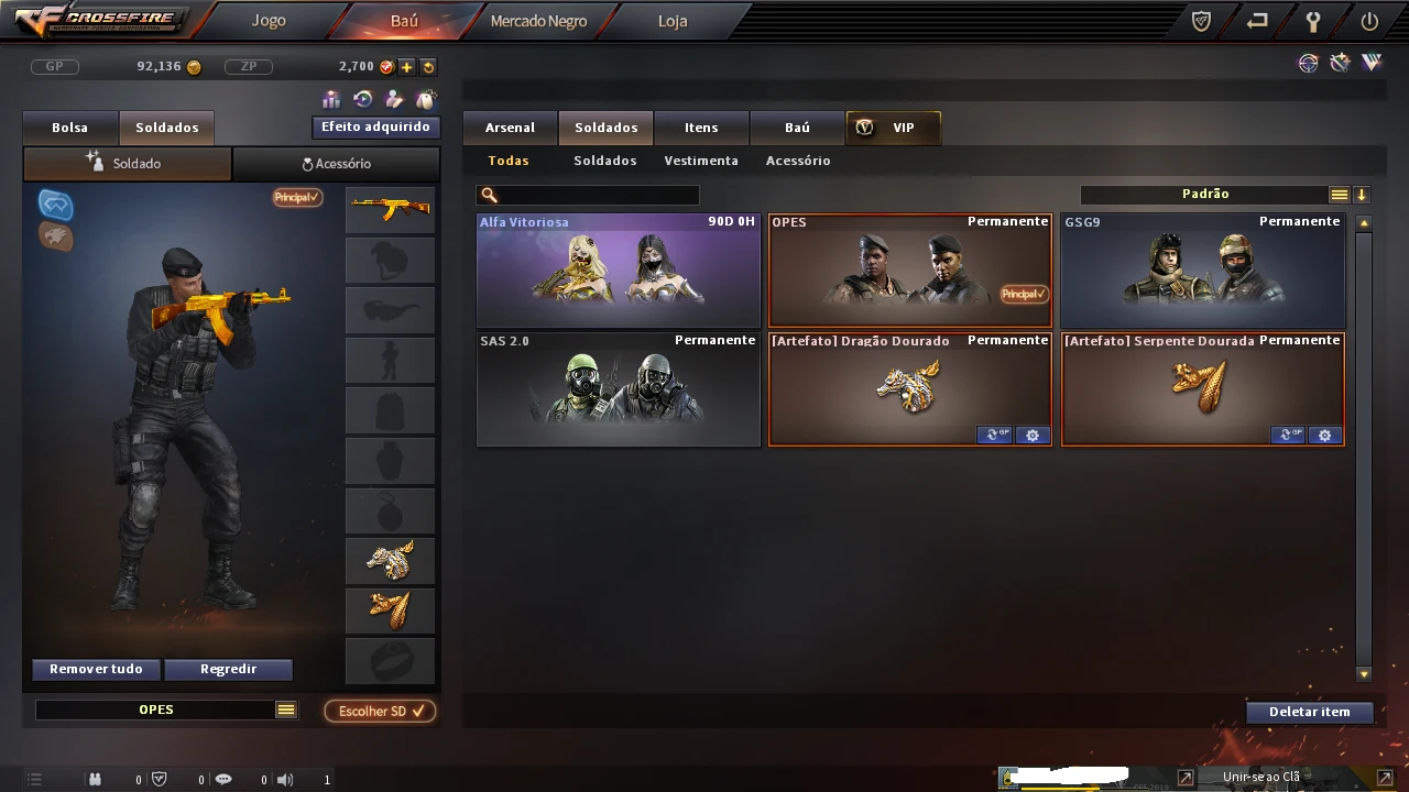 Conta Patente Baixa Com Semi Vip M4 Simples - Crossfire - DFG