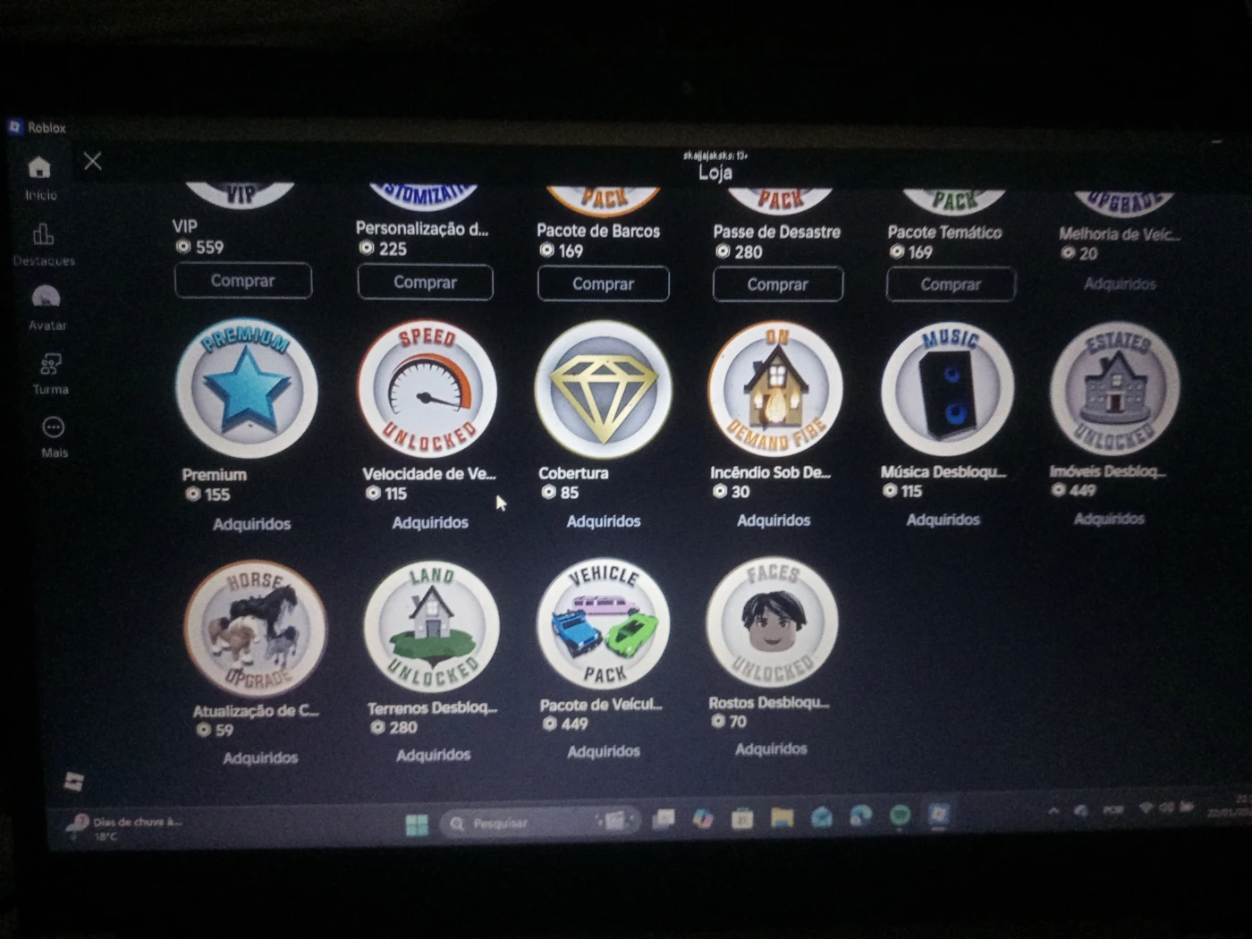 Conta De Blox Fruits Boa - Roblox - DFG