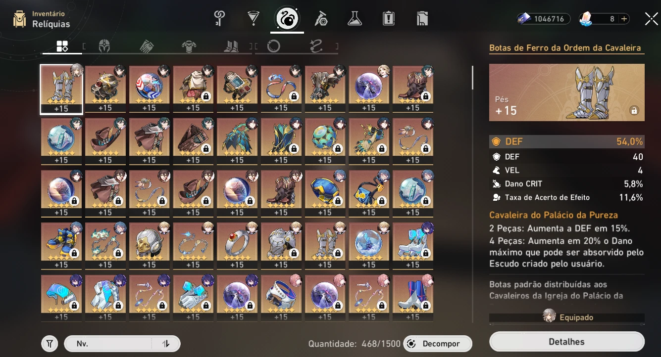 Conta Honkai Star Rail Ar 67 - Seele+Cone/Loba/Blade/Dan Il - Outros - DFG