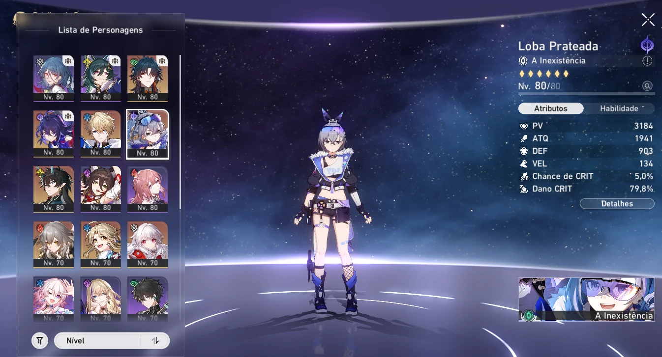 Conta Honkai Star Rail Ar 67 - Seele+Cone/Loba/Blade/Dan Il - Outros - DFG