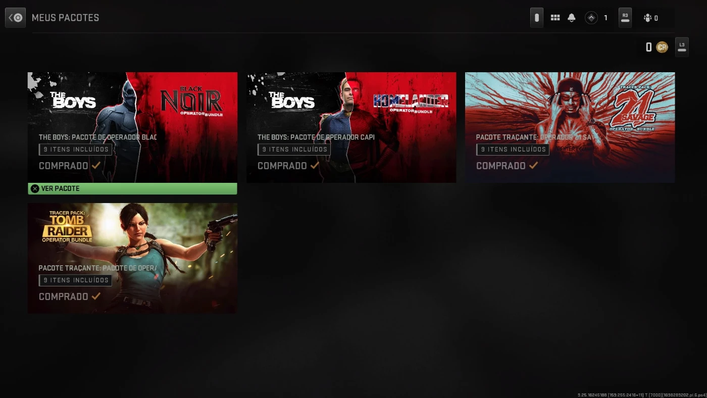 Conta Warzone Com Black Noir, Lara Croft, 21 Savage E Homela - Call Of ...