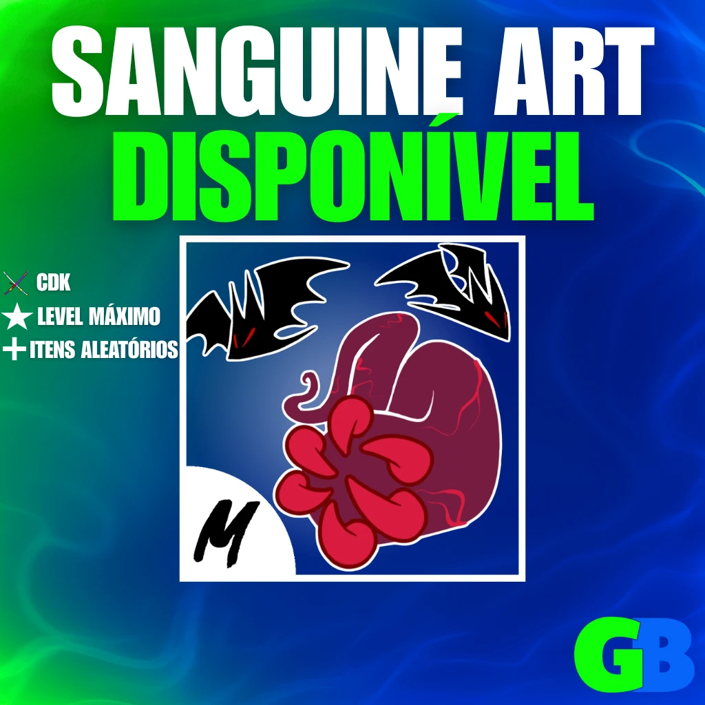 Sanguine Art + God Human + Level Máximo - Roblox - DFG