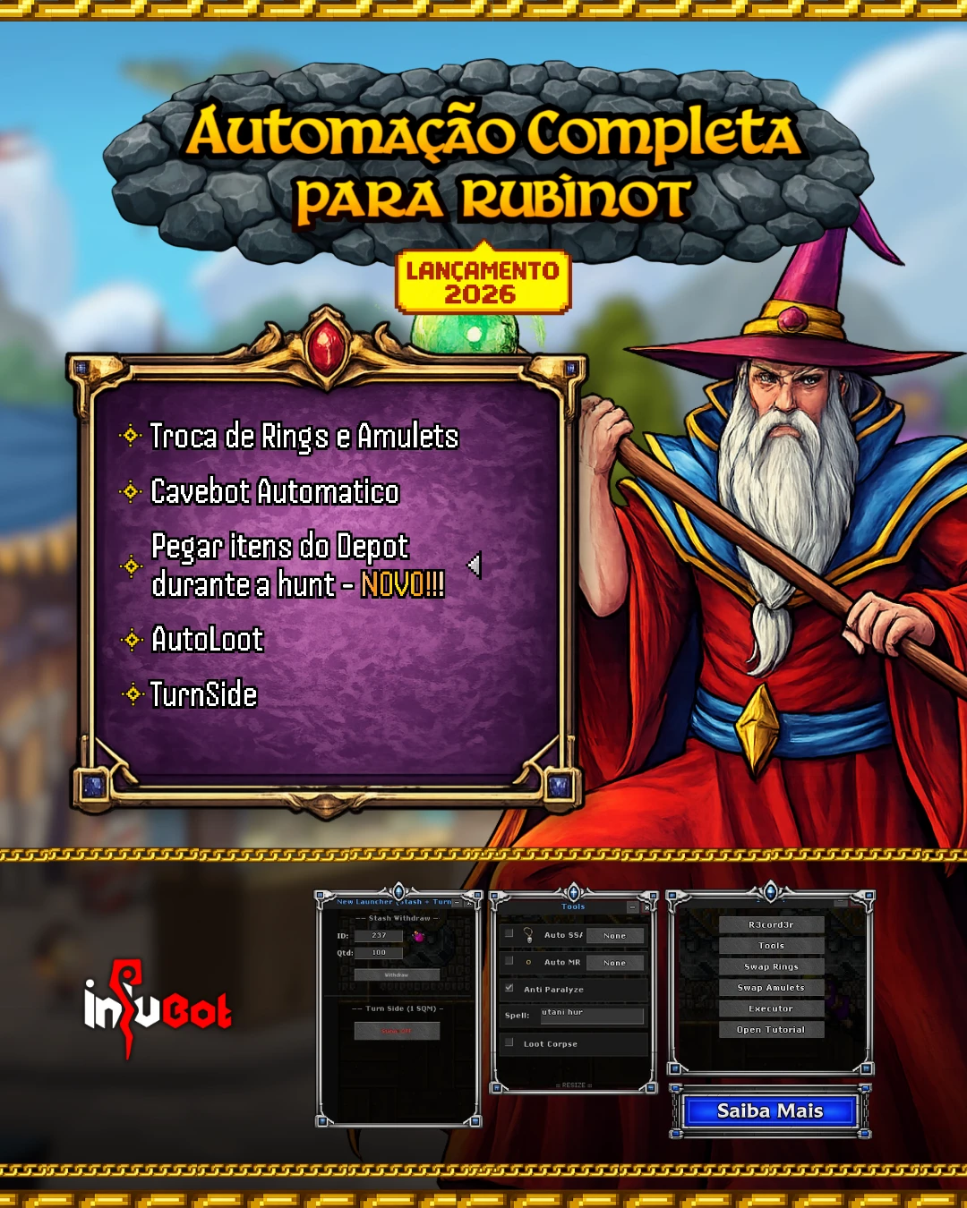 Iniv Bot - Rubinot Rtc - 2026 - Tibia - DFG