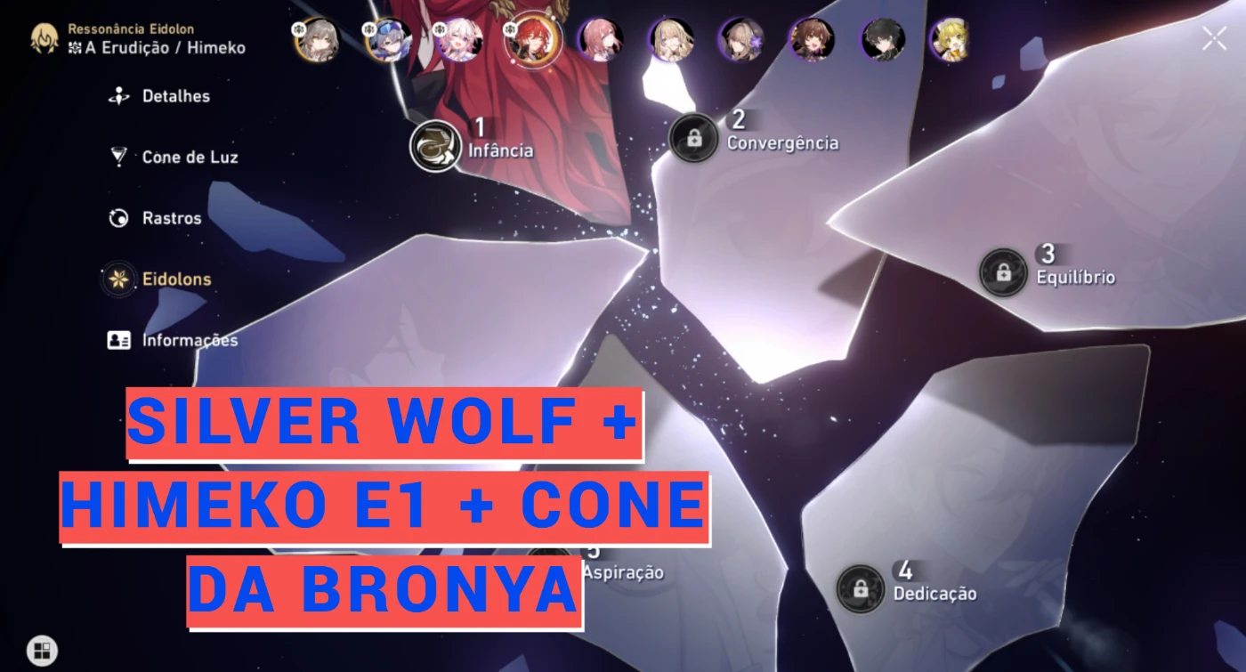 Conta Ar13 Honkai Star Rail Com Silver Wolf + Himeko E1 - Outros - DFG