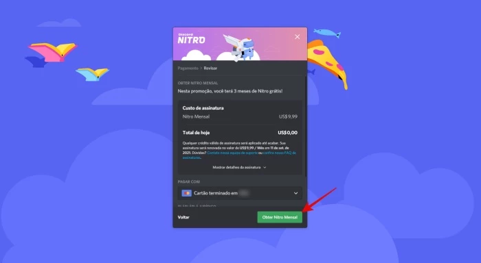 Ativação Discord Nitro (Somente Ativação) - Assinaturas E Premium - DFG