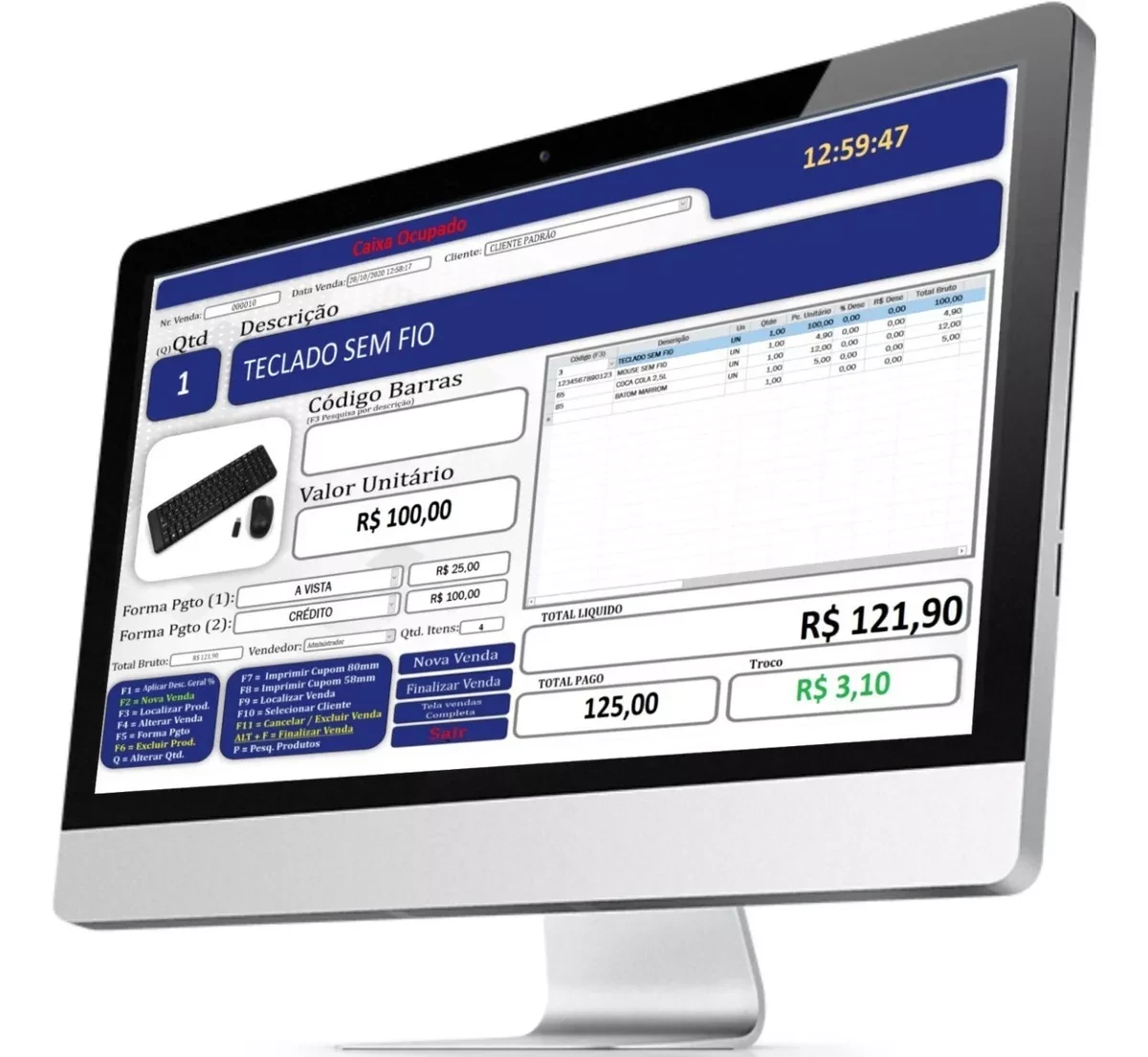 Sistema P/ Loja, Controle De Estoque, Pdv, Caixa, Vendas - Softwares E ...