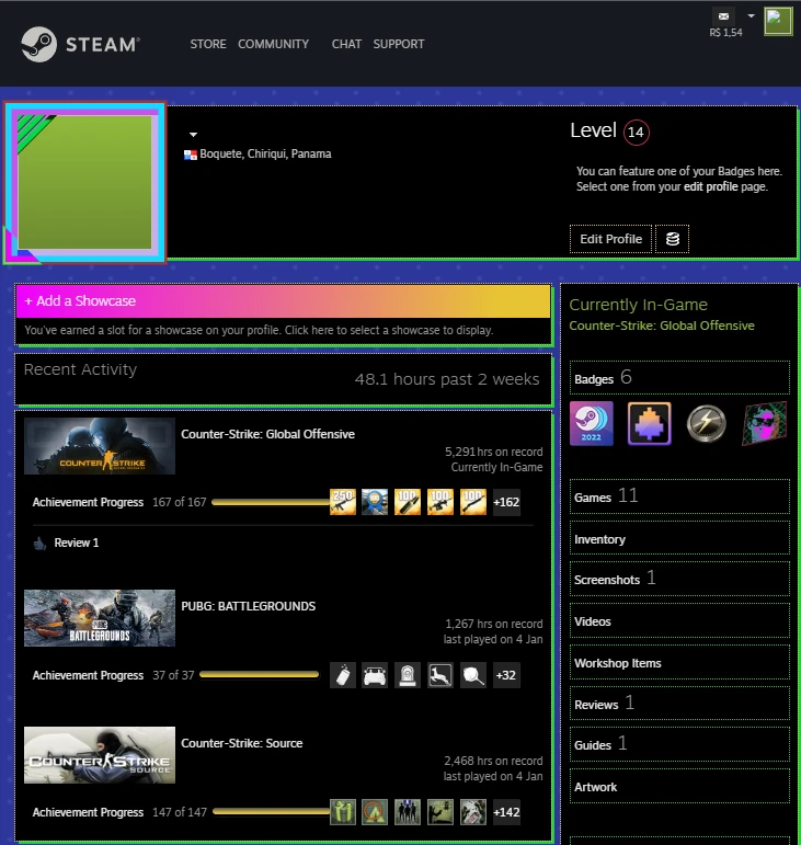 Csgo Prime Águia2 Lvl17 Gc Skin De Faca Steam 18 Anos 5K Hrs - Counter ...