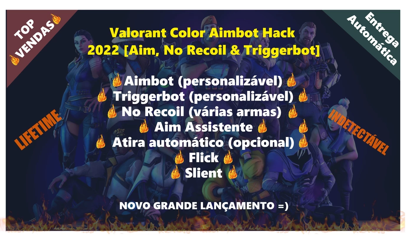 Valorant Triggerbot, Aimbot, Recoil Externo Indetectável - DFG