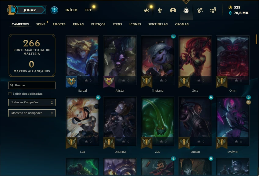 Conta Ouro 4 Com 558 Skins + 4 Raras + 20 Icones Raros - League Of ...