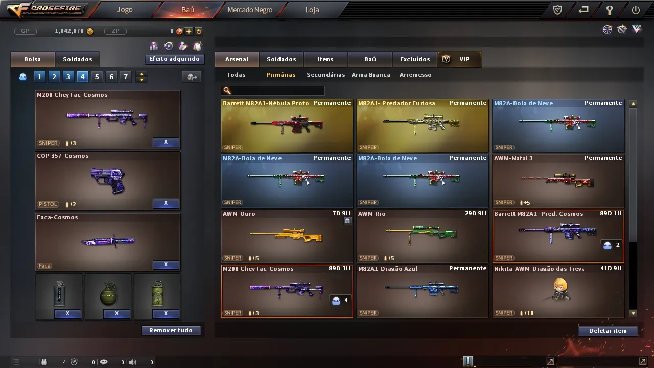 Conta De Crossfire Com Vip Proto É 3 Arma Furiosa Email On - DFG