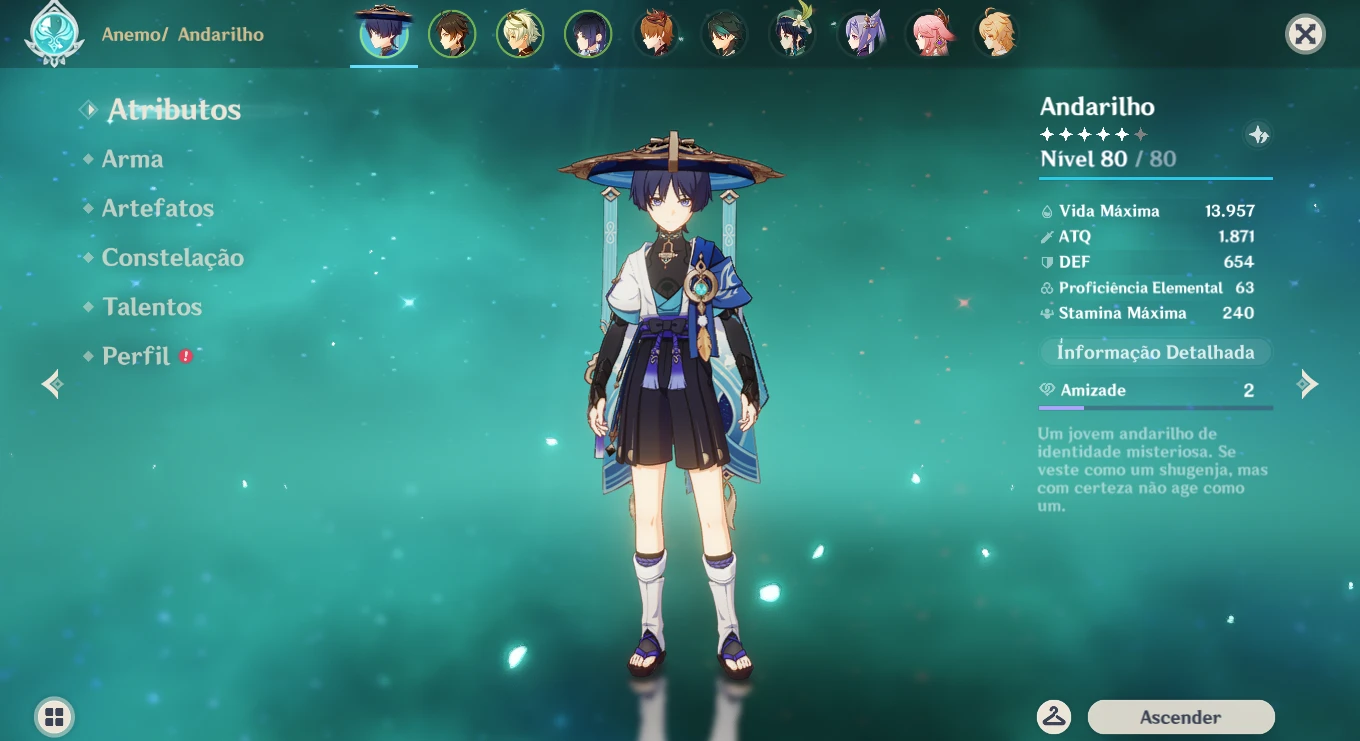 Ar 57 Childe,Xiao,Yae,Zhongli,Andarilho+Prova De Kagura,Jade - Genshin ...