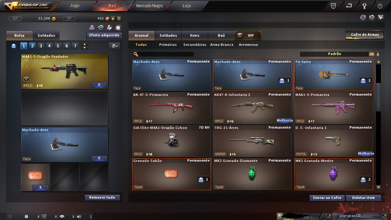 Conta Crossfire Al Major Com M4a1 Predador+Macahdo Vip - DFG