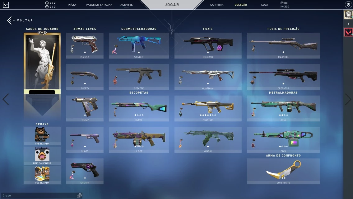 Conta Valorant/Lol Karambit Sublime 2.0 - DFG