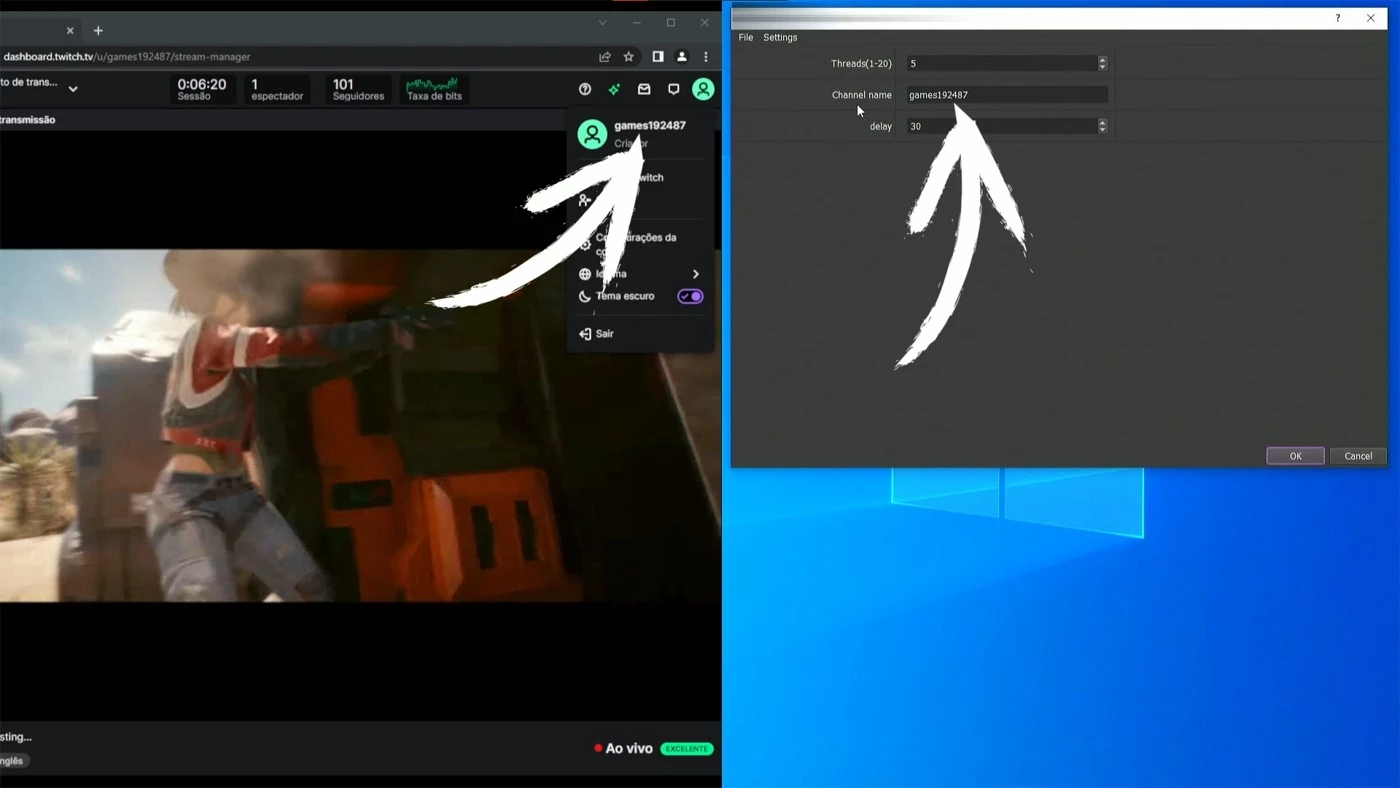 Bot Twitch Ads E Visualizações - Redes Sociais - DFG