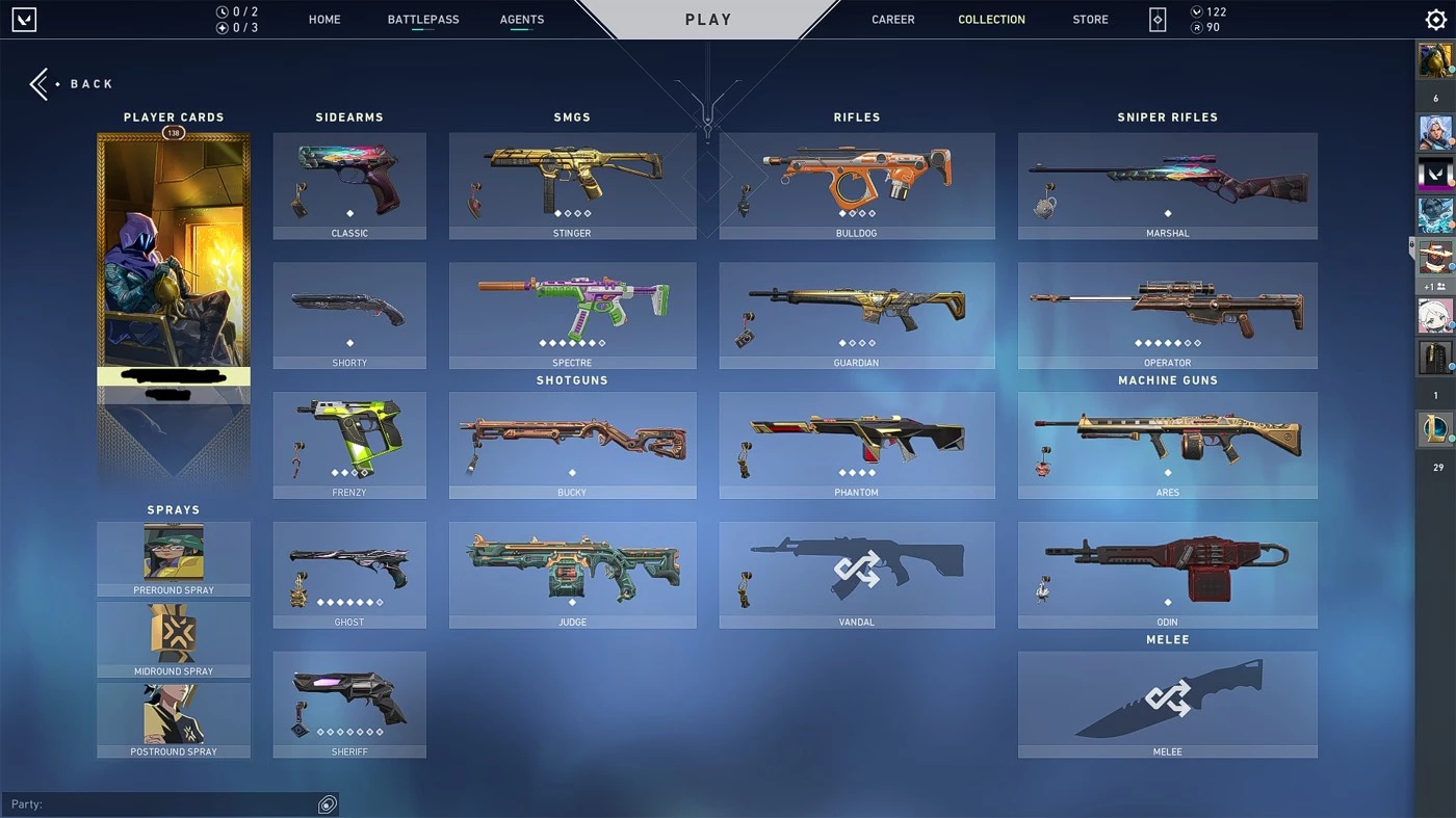 Conta Valorant - Dima 2 | 1K+ Gasto | Skins Limitadas - DFG