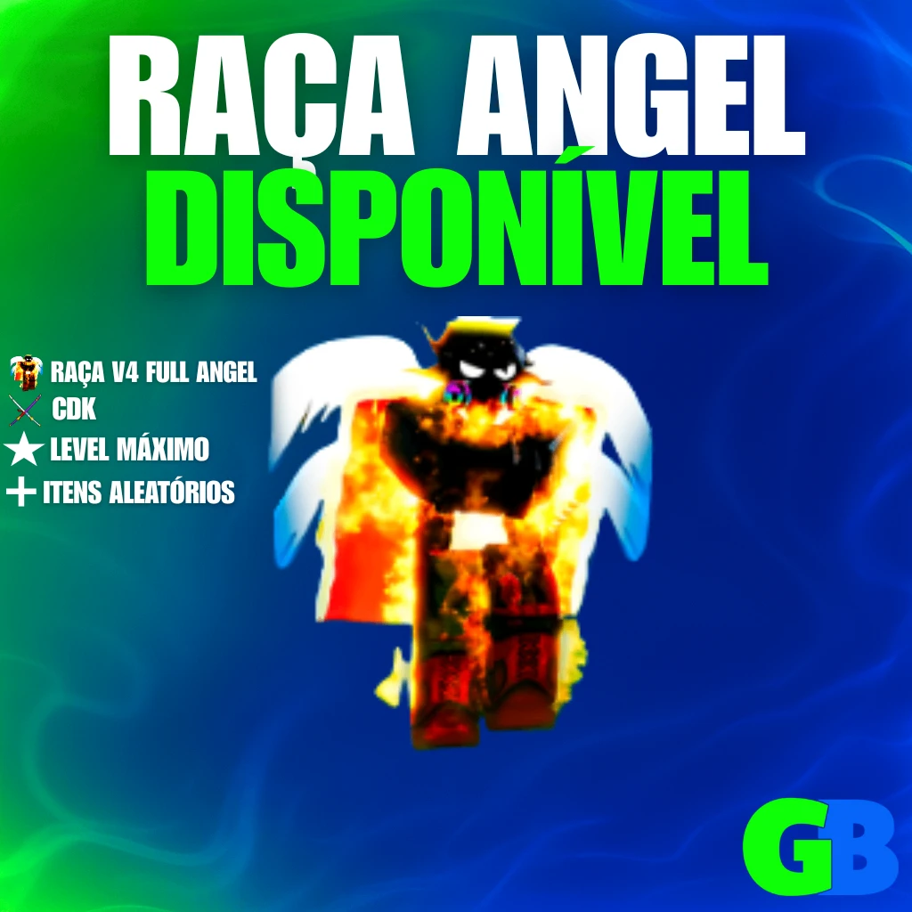 Raça V4 Angel Full + God Human + Cdk + Level 2600 - Roblox - DFG