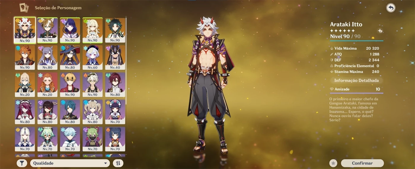 Genshin Ar 57 Itto C3 + Arma - Genshin Impact - DFG