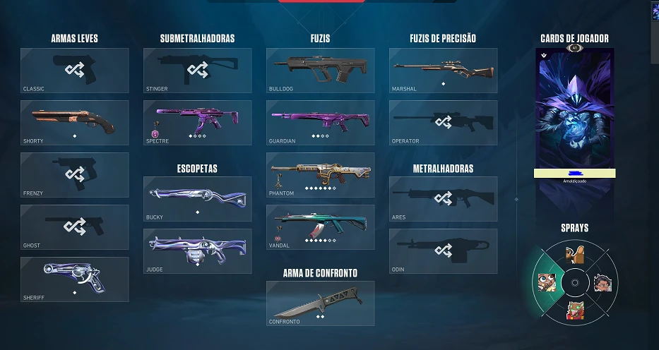 Conta De Valorant, Faca Xenohunter, Saqueadora, Sublime, Oni - DFG