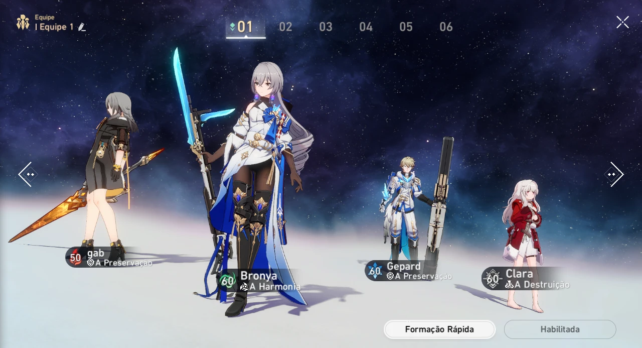 Honkai Star Rail - Tl40 Bronya + Clara + Gepard - Genshin Impact - DFG