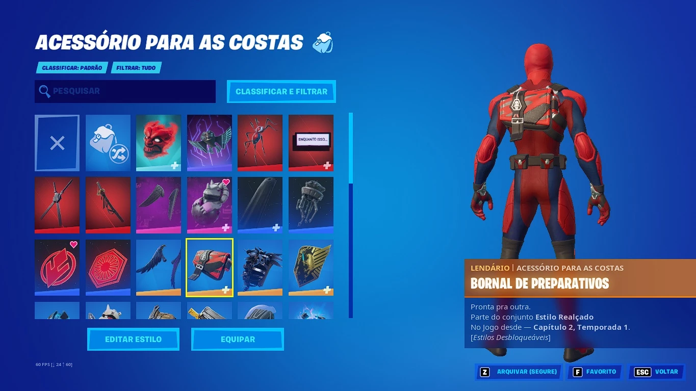 Conta Fortnite Passe Nível 100, Skins Do Cap 1 Temp 1 E 2 - DFG