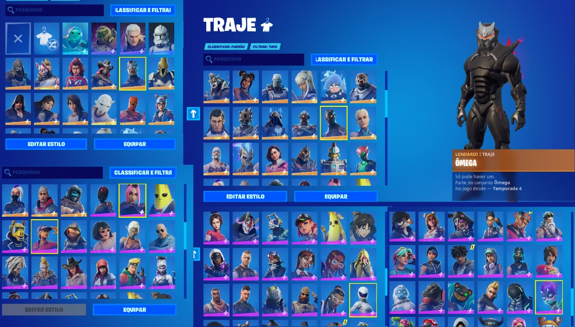 Conta Fortnite Com Ômega Full Season 4 Pra Cima Completa - DFG