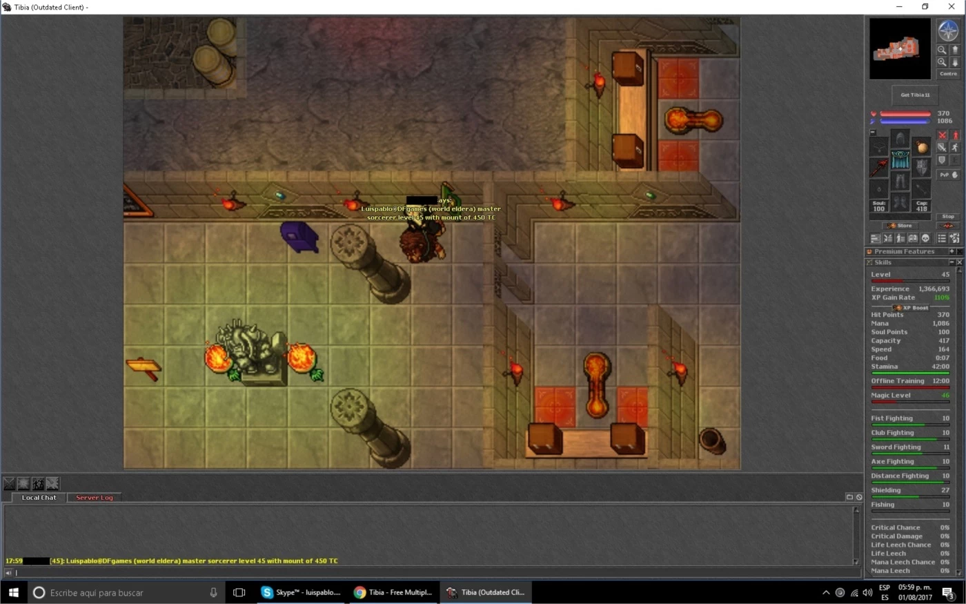 Tibia Account, Unregistred, Royal Paladin, Mages, Knights - DFG