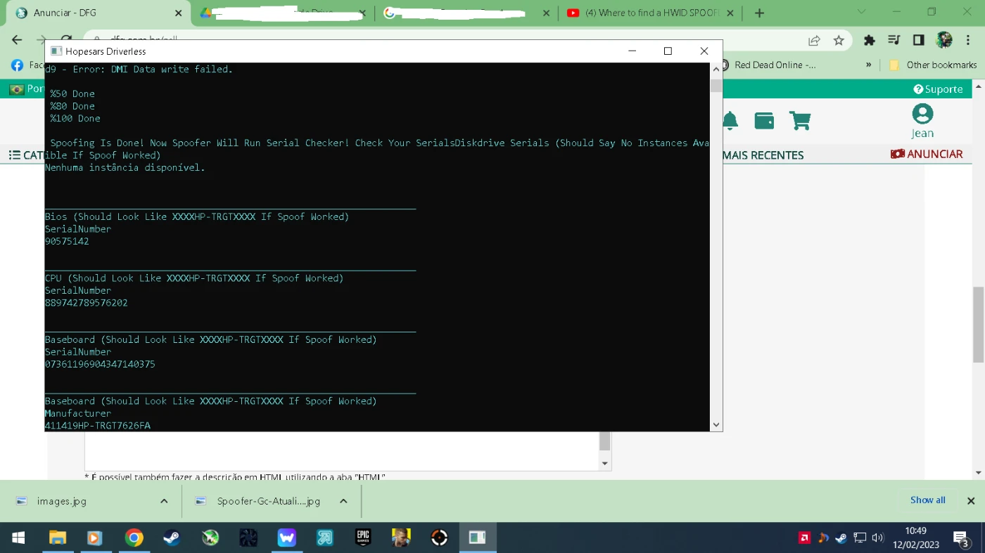 Spoofer 100% Funcional Para Qualquer Maquina - Outros - DFG