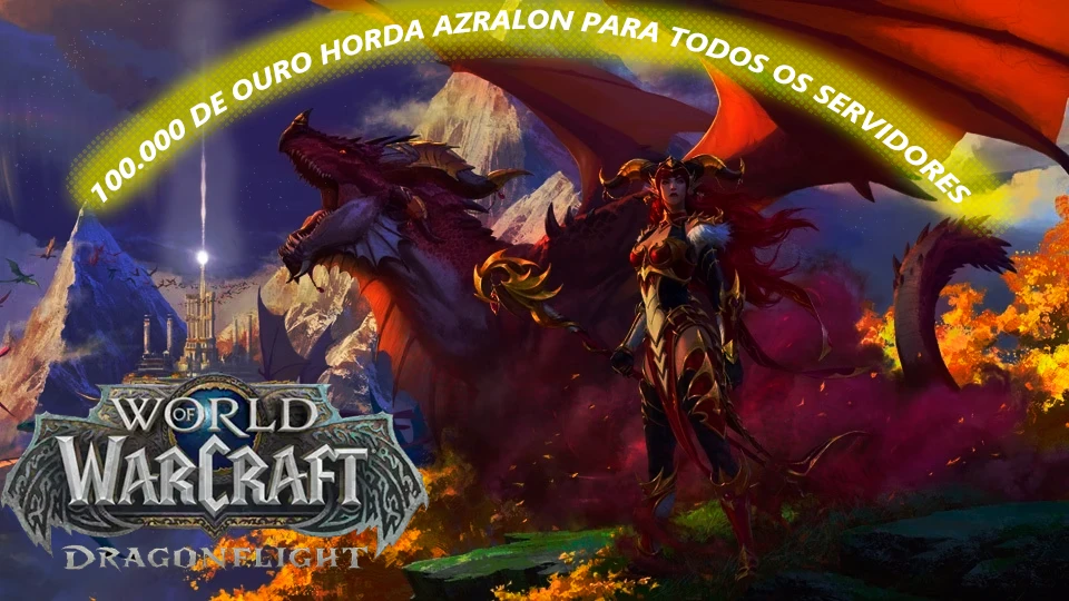 100.000 De Ouro World Of Warcraft Retail Horda - Blizzard - DFG 100.000 De Ouro World Of Warcraft Retail Horda - Blizzard - DFG