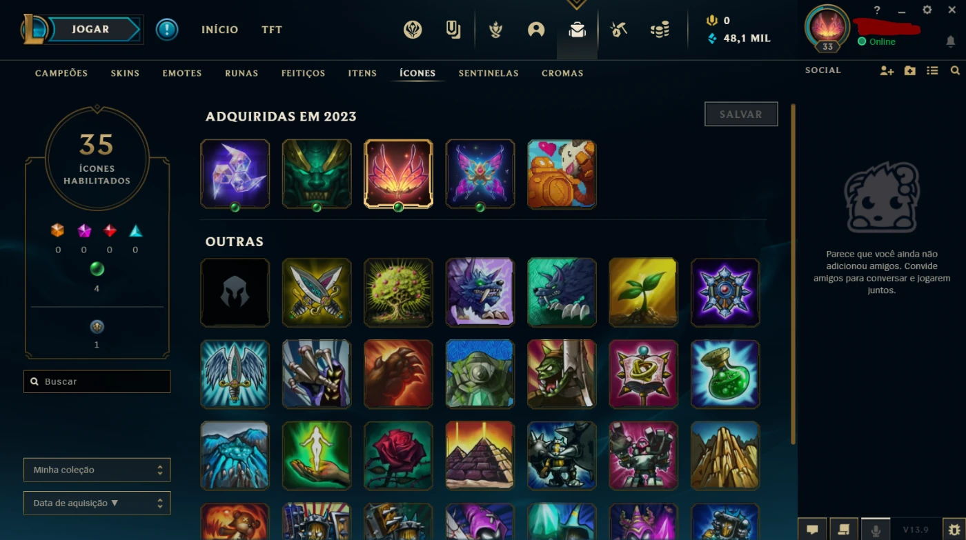 Conta Lol Ferro 4 - Skin Diana Lua Sangrenta - League Of Legends - DFG