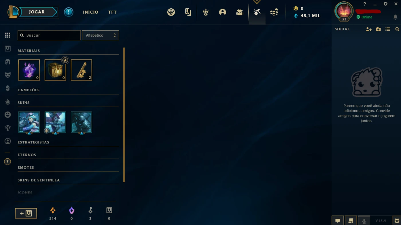 Conta Lol Ferro 4 - Skin Diana Lua Sangrenta - League Of Legends - DFG