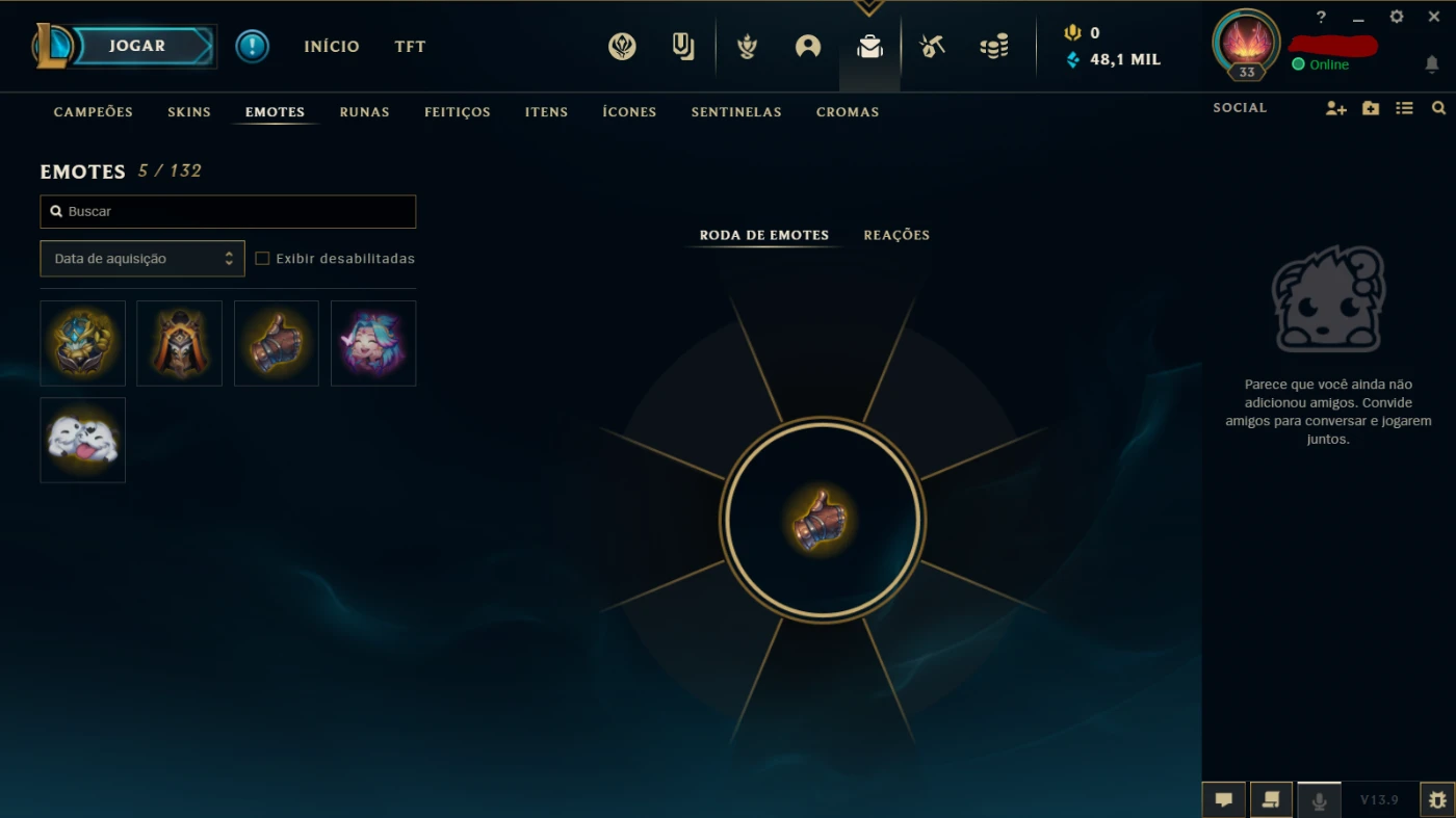 Conta Lol Ferro 4 - Skin Diana Lua Sangrenta - League Of Legends - DFG