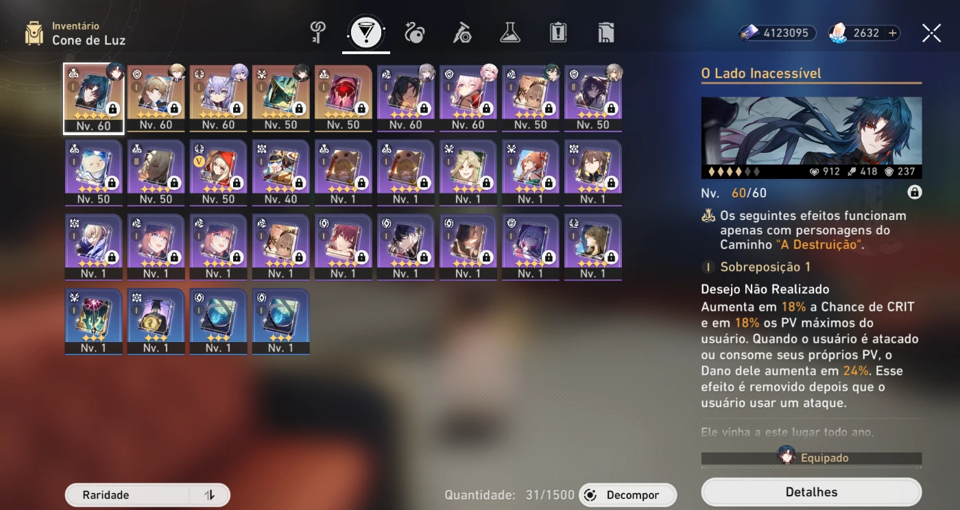 Honkai Star Rail Ar50 Blade+Cone Gepard+Cone Bailu+Cone - Genshin ...