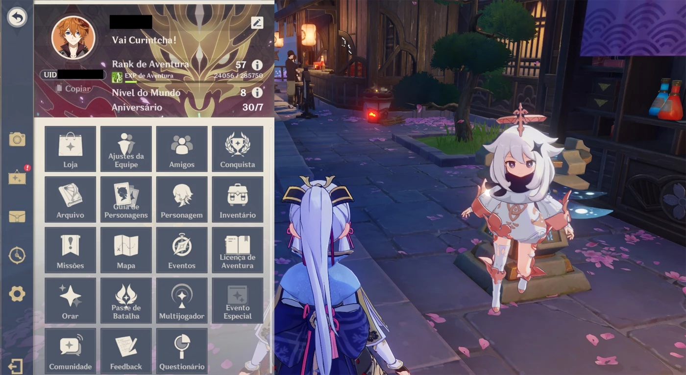 Conta Genshin Impact - Ar 57 - 10 Personagens 5* - E Mais! - DFG