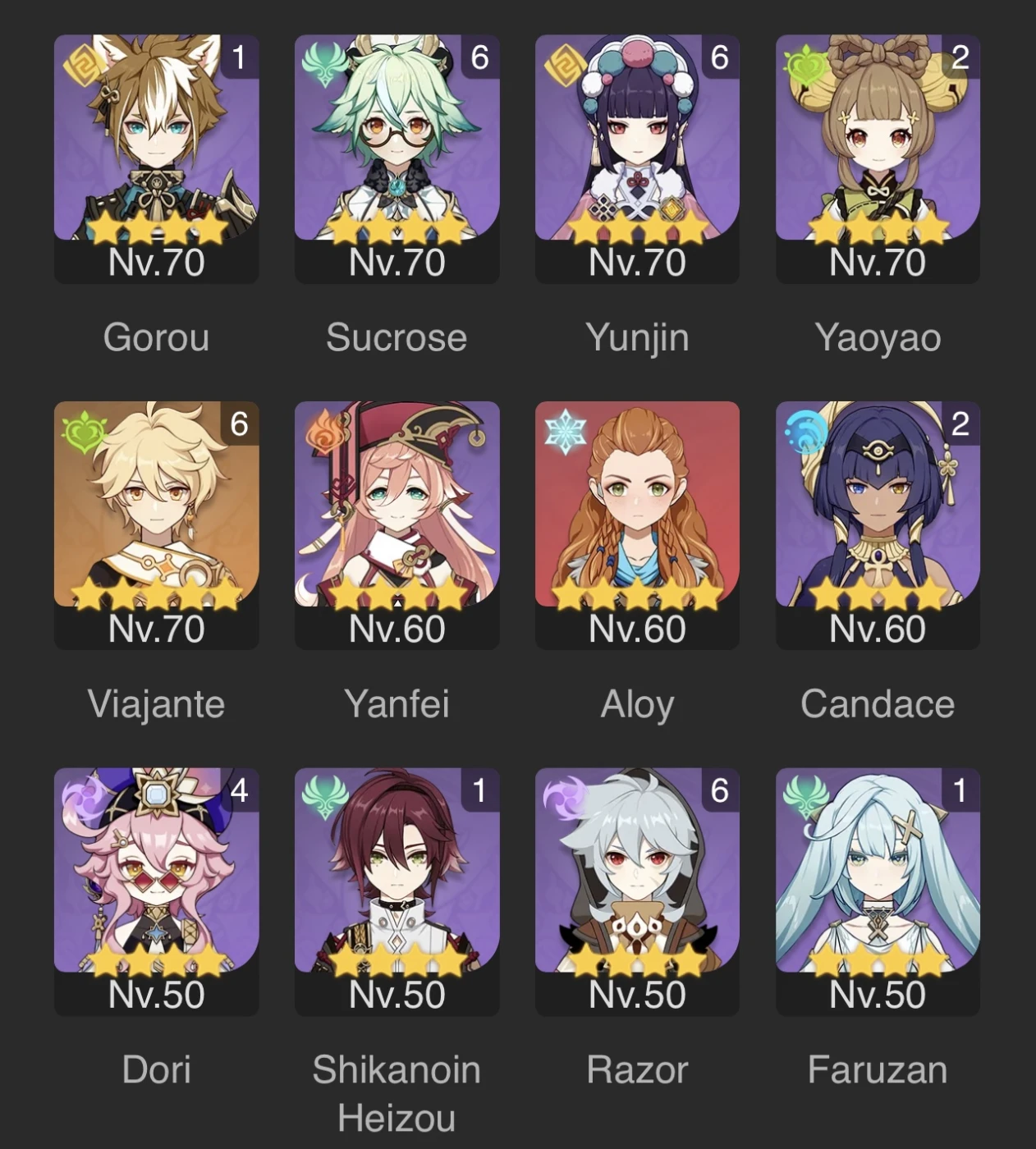 Genshin Ar60 Com Skin Do Diluc E C2 Shogun - Genshin Impact - DFG